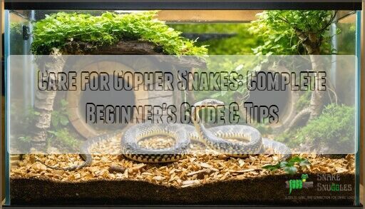 Care for Gopher Snakes: Complete Beginner's Guide & Tips