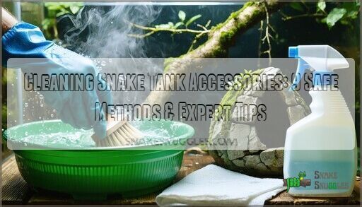 Cleaning Snake Tank Accessories: 9 Safe Methods & Expert Tips