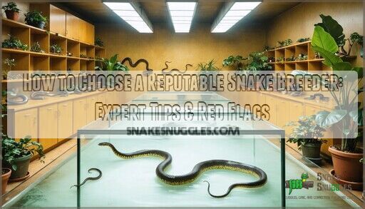 How to Choose a Reputable Snake Breeder: Expert Tips & Red Flags