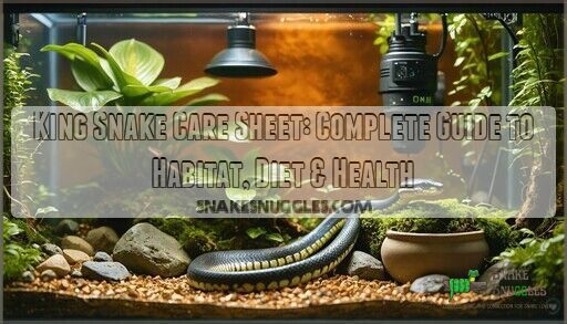 King Snake Care Sheet: Complete Guide to Habitat, Diet & Health