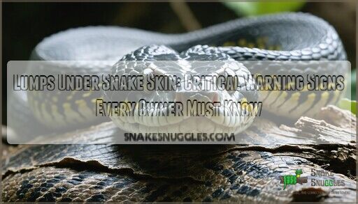 Lumps Under Snake Skin: Critical Warning Signs Every Owner Must Know