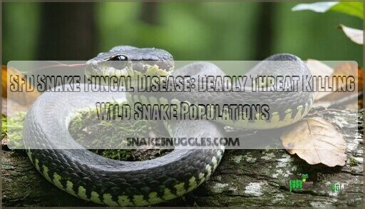 SFD Snake Fungal Disease: Deadly Threat Killing Wild Snake Populations