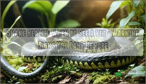 Snake Health: When to See a Vet - Warning Signs You Can't Ignore
