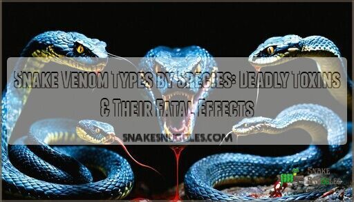 Snake Venom Types by Species: Deadly Toxins & Their Fatal Effects