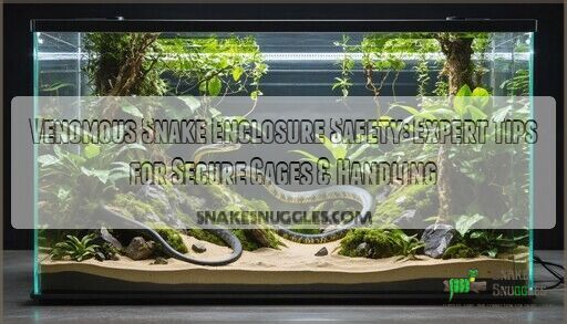 Venomous Snake Enclosure Safety: Expert Tips for Secure Cages & Handling