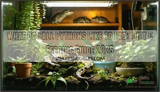What Do Ball Pythons Like to Eat? Diet & Feeding Guide 2025