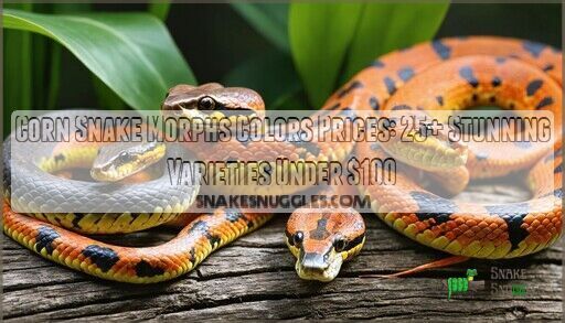 Corn Snake Morphs Colors Prices: 25+ Stunning Varieties Under $100