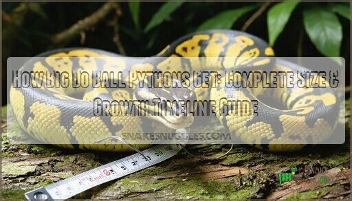 How Big Do Ball Pythons Get: Complete Size & Growth Timeline Guide