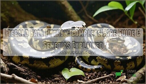Piebald Ball Python: Complete Care Guide & Genetics Explained