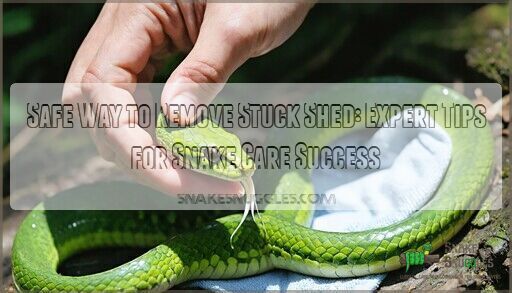 Safe Way to Remove Stuck Shed: Expert Tips for Snake Care Success