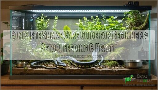 Complete Snake Care Guide for Beginners: Setup, Feeding & Health