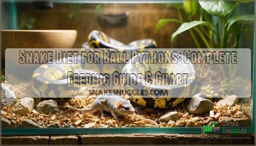 Snake Diet for Ball Pythons: Complete Feeding Guide & Chart