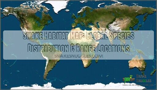 Snake Habitat Map: Global Species Distribution & Range Locations