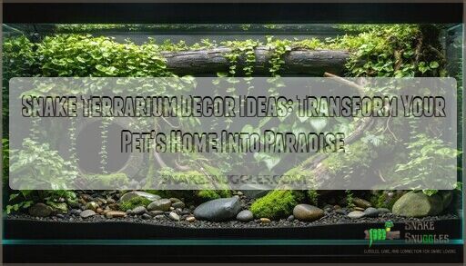 Snake Terrarium Decor Ideas: Transform Your Pet's Home Into Paradise