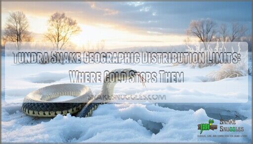 Tundra Snake Geographic Distribution Limits: Where Cold Stops Them