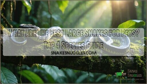 What Are The Best Large Snakes for Pets? Top 4 Species Guide
