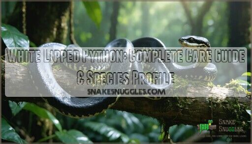 White Lipped Python: Complete Care Guide & Species Profile