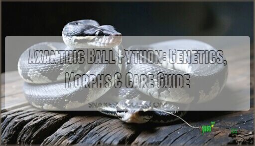 Axanthic Ball Python: Genetics, Morphs & Care Guide