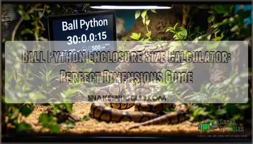 Ball Python Enclosure Size Calculator: Perfect Dimensions Guide