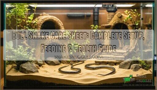 Bull Snake Care Sheet: Complete Setup, Feeding & Health Guide