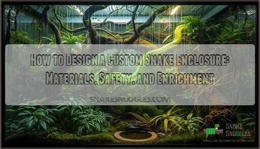 How to Design a Custom Snake Enclosure: Materials, Safety, and Enrichment