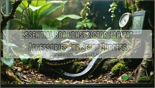 Essential Boa Constrictor Habitat Accessories for Setup Success