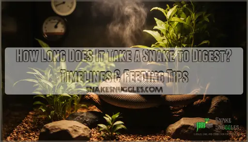 How Long Does It Take a Snake to Digest? Timelines & Feeding Tips