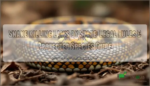 Snake Killing Laws by State: Legal Rules & Protected Species Guide