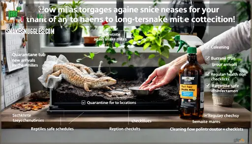 Snake Mite Infestation Removal: Complete Treatment & Prevention