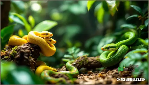 Green Tree Python Morphs: Colors, Patterns & Localities