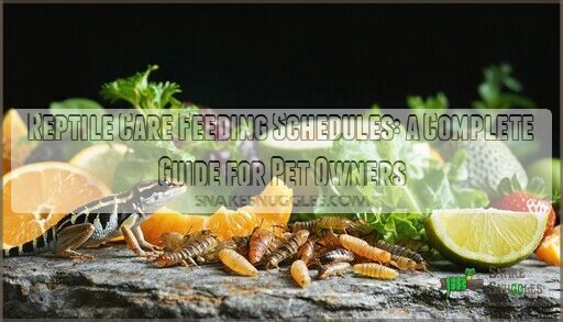 Reptile Care Feeding Schedules: a Complete Guide for Pet Owners