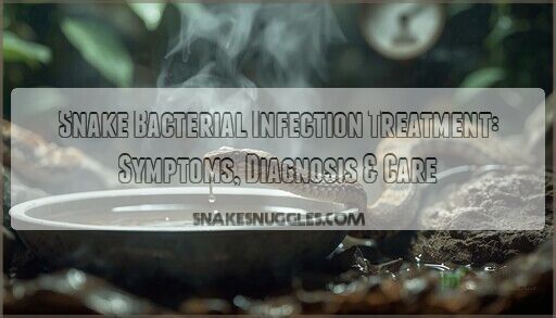 Snake Bacterial Infection Treatment: Symptoms, Diagnosis & Care