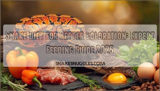 Snake Diet for Better Coloration: Expert Feeding Guide 2025