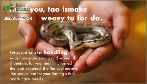 Handling a Snake After Feeding: Timing, Risks & Safe Techniques