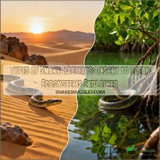 Types of Snake Habitats: Desert to Ocean Ecosystems Explained