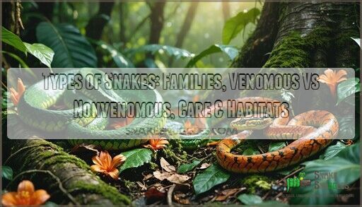 Types of Snakes: Families, Venomous Vs Nonvenomous, Care & Habitats