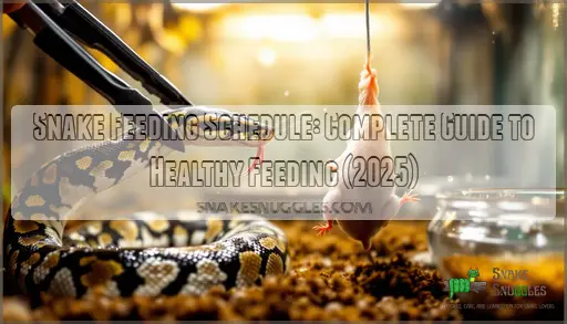 Snake Feeding Schedule: Complete Guide to Healthy Feeding (2025)