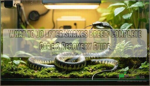 What to Do After Snakes Breed: Complete Care & Recovery Guide