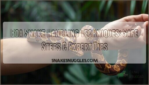 Boa Snake Handling Techniques: Safe Steps & Expert Tips