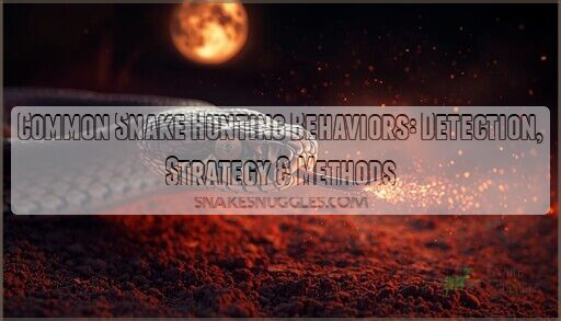 Common Snake Hunting Behaviors: Detection, Strategy & Methods