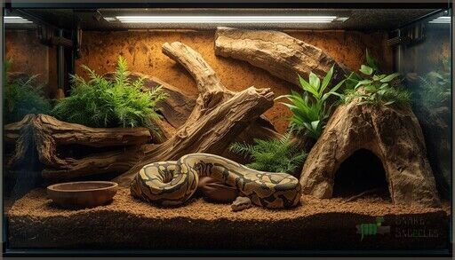 Python Snake Habitat Design: Setup, Decor & Product Guide
