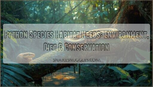 Python Species Habitat Needs: Environment, Diet & Conservation