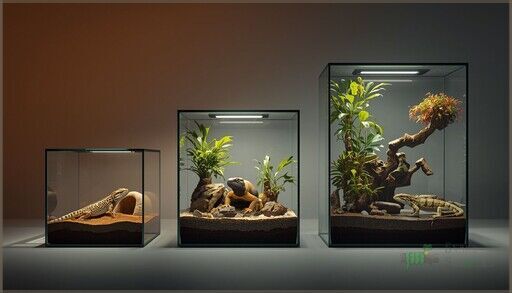 Reptile Habitat Size Recommendations: Species-Specific Guide