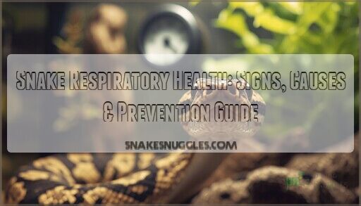 Snake Respiratory Health: Signs, Causes & Prevention Guide