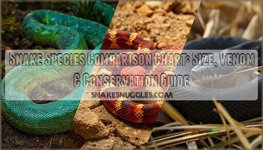 Snake Species Comparison Chart: Size, Venom & Conservation Guide