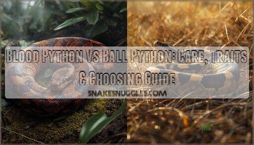 Blood Python Vs Ball Python: Care, Traits & Choosing Guide
