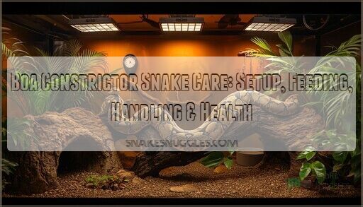 Boa Constrictor Snake Care: Setup, Feeding, Handling & Health