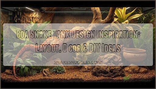 Boa Snake Tank Design Inspiration: Layout, Décor & DIY Ideas