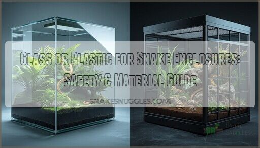 Glass or Plastic for Snake Enclosures: Safety & Material Guide
