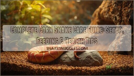 Complete Corn Snake Care Guide Setup Feeding Health Tips
